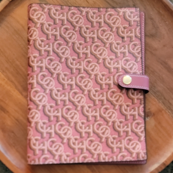 Coach | Accessories | Coach Notebook Cover Pink | Poshmark